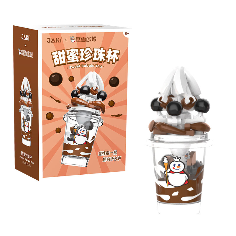 Конструктор 3Д JAKI Мороженое шоколадное, 56 деталей - JK23026