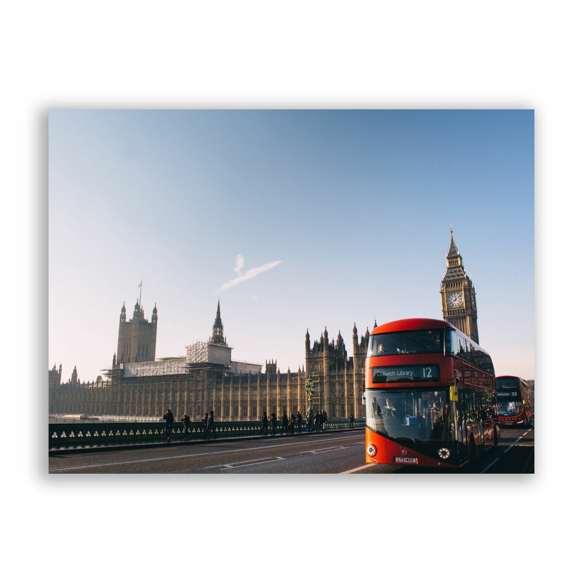Постер, плакат на бумаге / Big Ben / Биг-Бен / Размер 30 x 40 см
