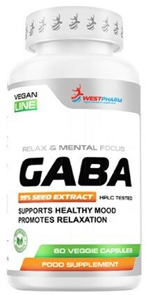 WESTPHARM Vegan Line GABA 200mg (60капс)