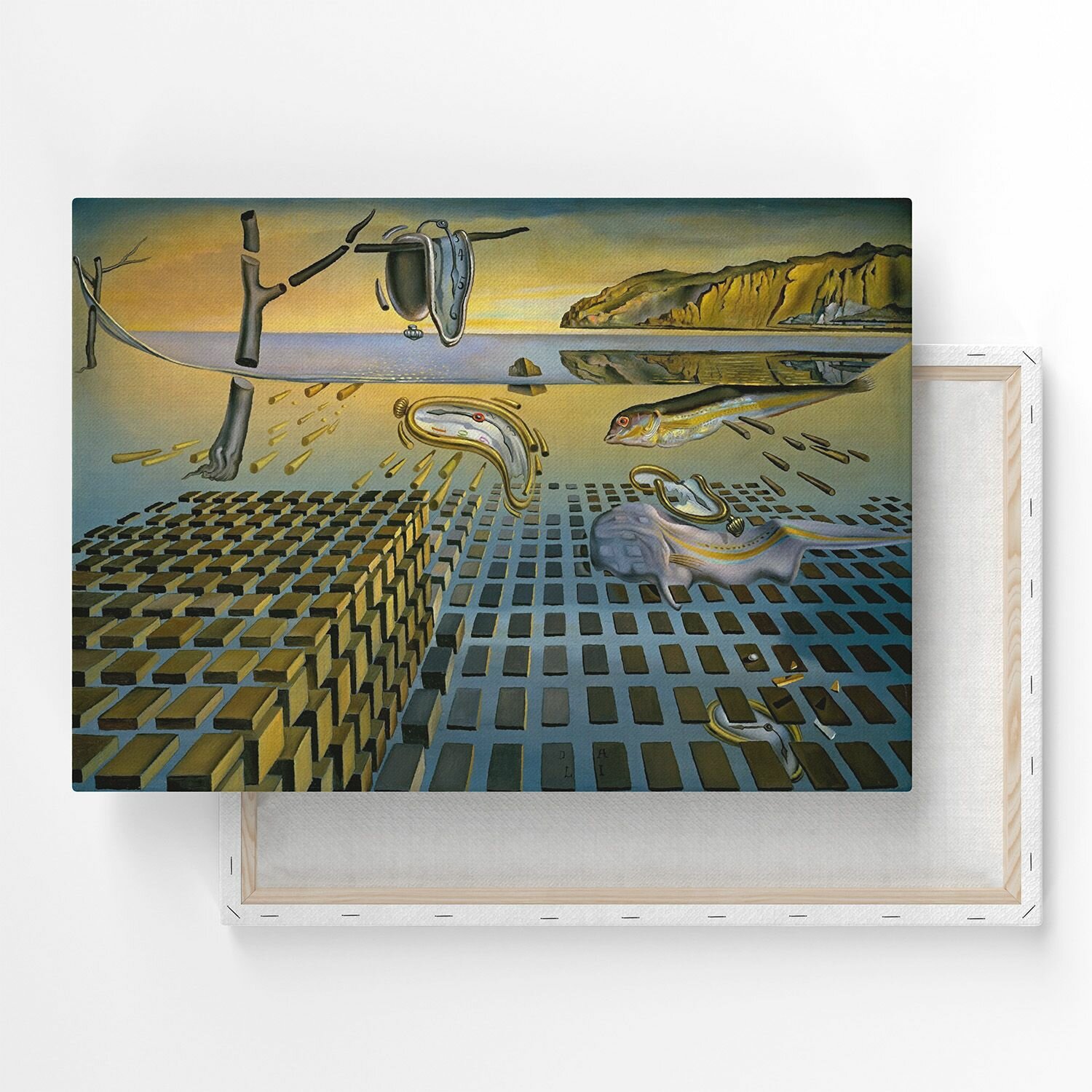 Картина на холсте, репродукция / Сальвадор Дали - Распад постоянства памяти / Размер 30 x 40 см