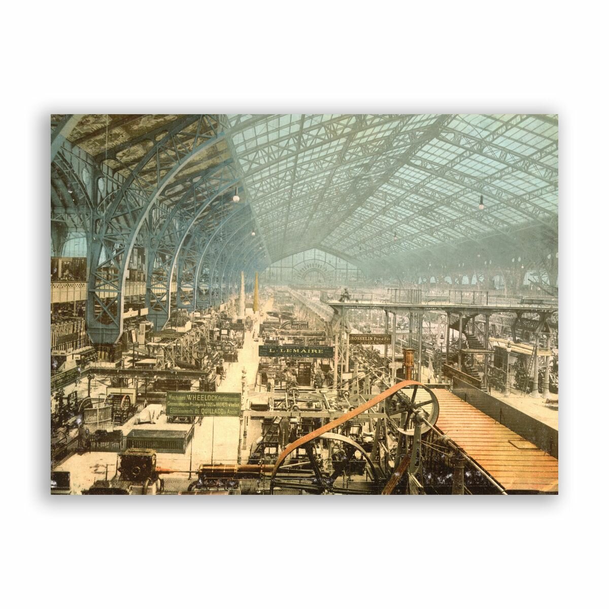 Постер, плакат на бумаге / Interior view of the Gallery, Paris, France / Размер 60 x 80 см