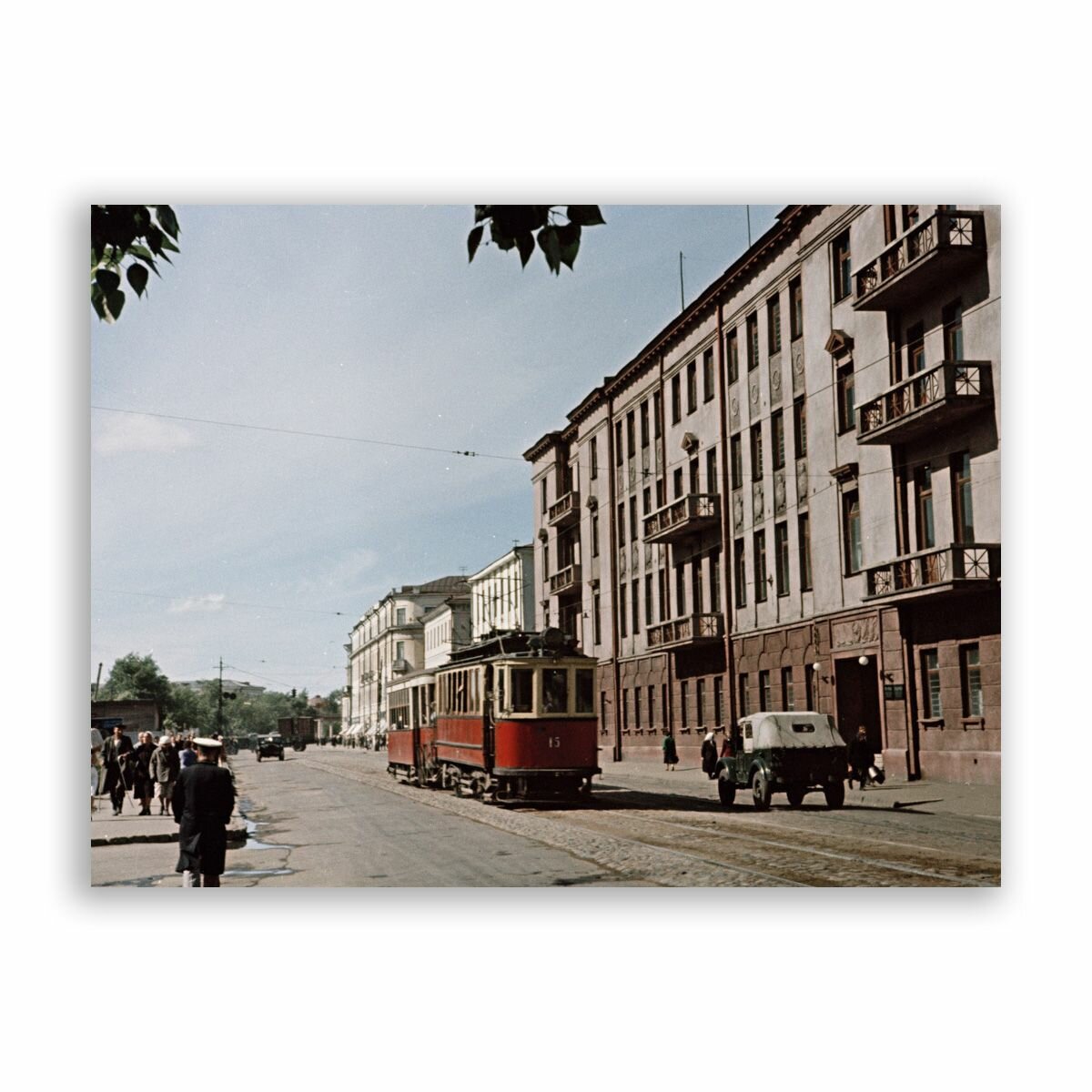 Советский постер, плакат на бумаге / Советские города / Размер 30 x 40 см