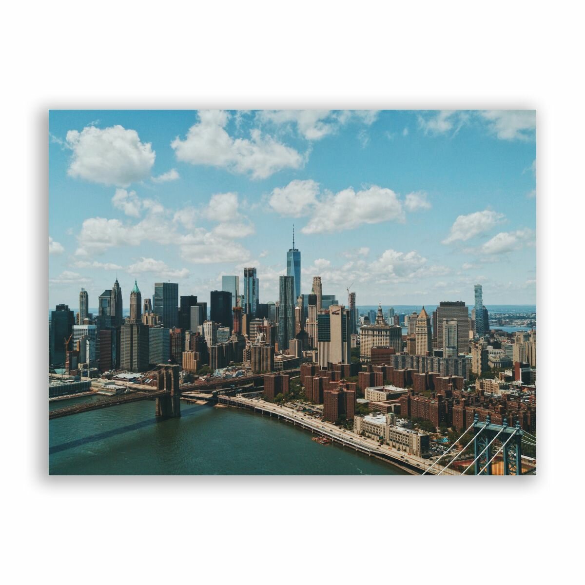 Постер, плакат на бумаге / Нью Йорк / Размер 40 x 53 см