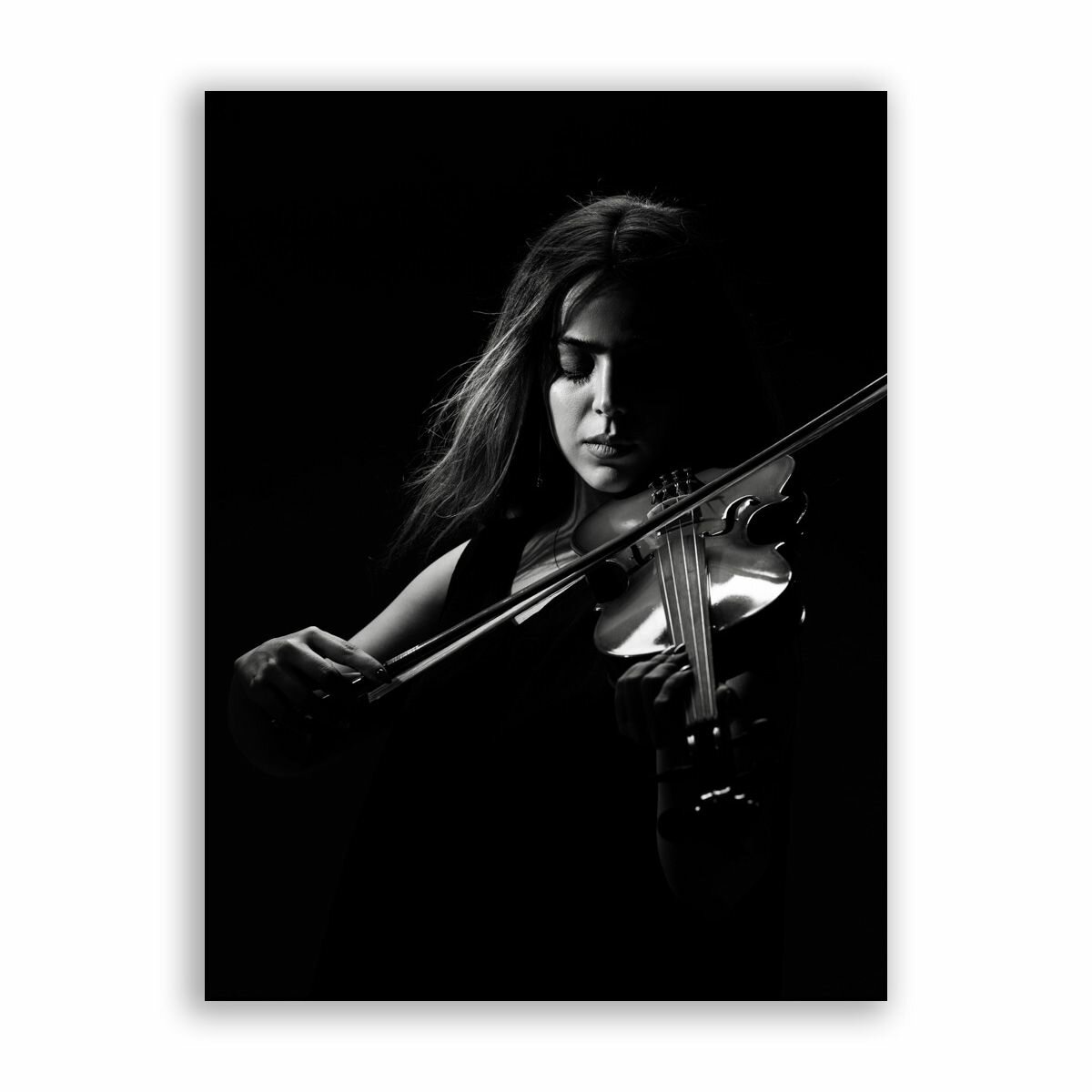 Постер, плакат на бумаге / Скрипка / Размер 40 x 53 см