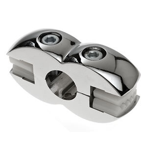 Мебельная система JOKER EDSON соединитель для трубы и двух панелей GP55/52 CHROME