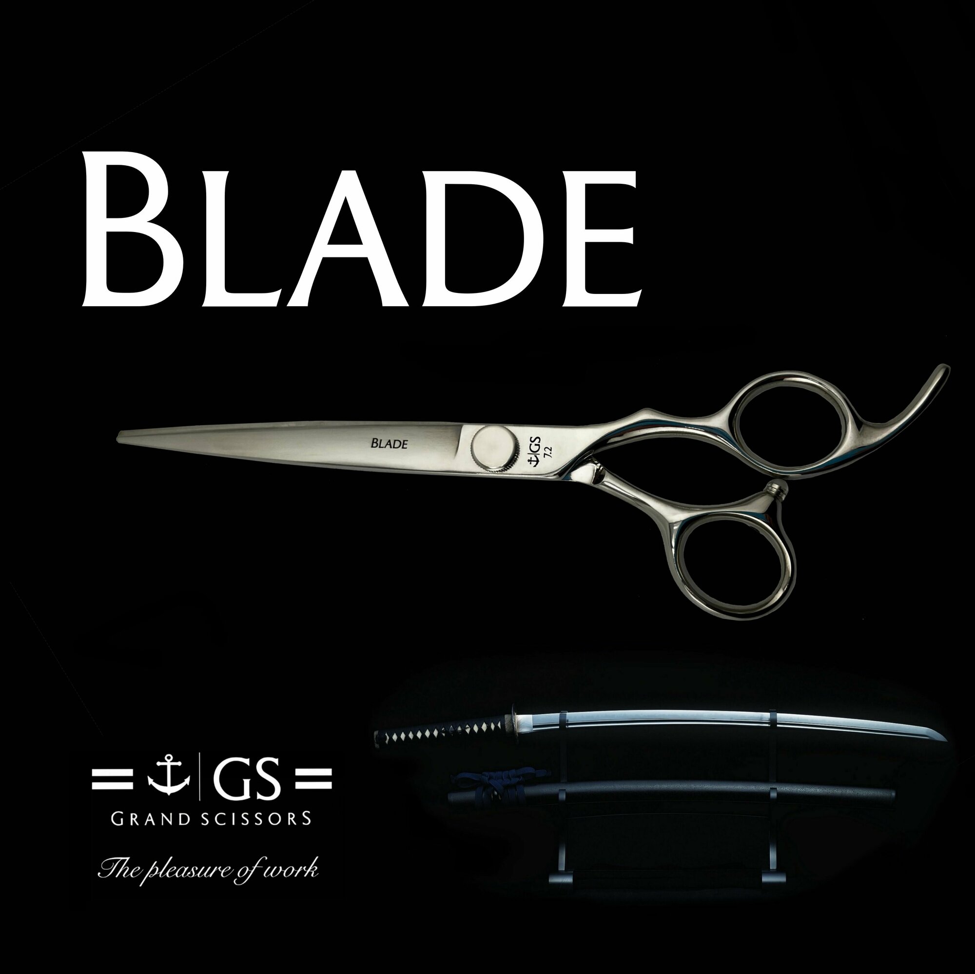 Профессиональные парикмахерские ножницы 7.2