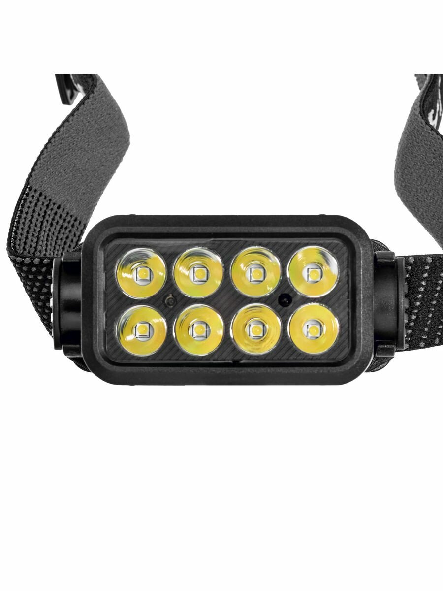 Налобный фонарь FOCUSRAY 1300 с защитой от влаги и света светодиодов