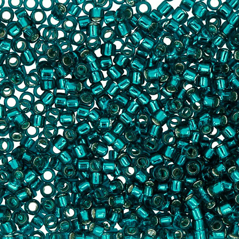 Бисер Япония "TOHO" 11/0 TREASURE 1.6 мм 5 г №0027BD морская волна