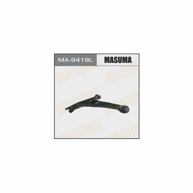 Рычаг нижний MASUMA, front low COROLLA AXIO, COROLLA / NZE144, NZE120 (L) (1/1) TOYOTA ALLEX 2001-2006, TOYOTA ALLION 2001-2007, TOYOTA COROLLA 2000-2008, TOYOTA COROLLA AXIO 2006-2012, TOYOTA COROLLA