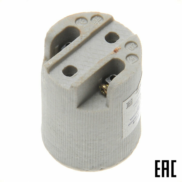 Патрон Е14 474006 GLH-E14-CER-H-W, керамический, подвесной, белый General (41 шт. в комплекте)