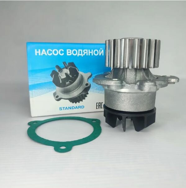 Насос водяной (помпа) ТЗА 21126-1307010-75 STANDARD для 16кл Калина, Приора, Гранта, Веста, Икс рей, Ларгус (21126/21127/21129) арт. 21126-1307010-75
