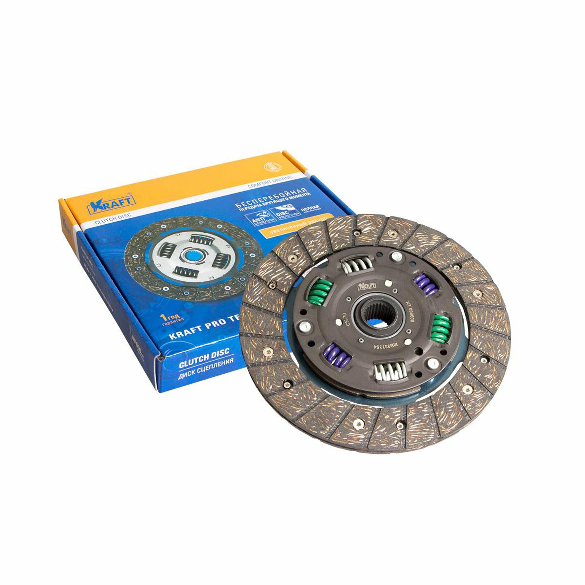 Диск сцепления Lada Largus (12-) / Renault Logan (04-) OBERKRAFT