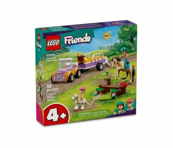 Конструктор LEGO Friends 42634 Трейлер с лошадьми и пони