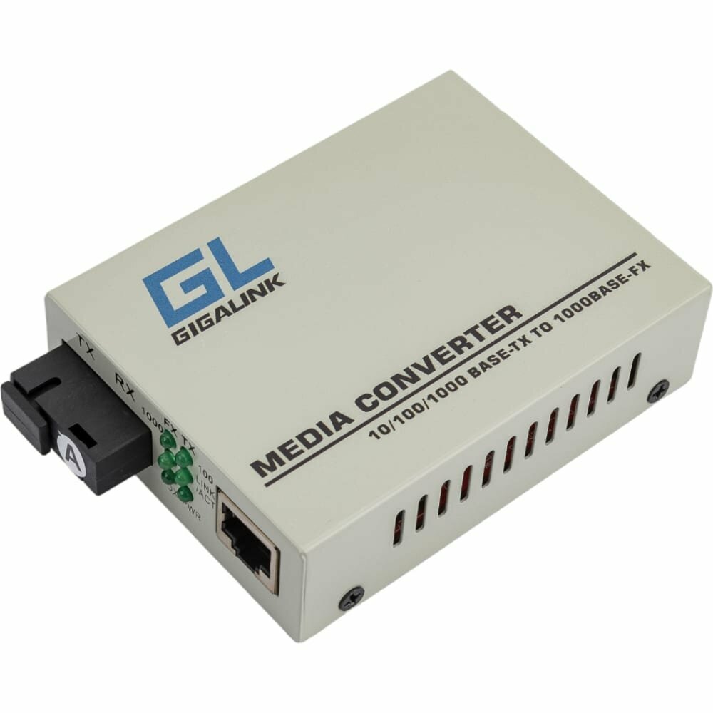 Конвертер Gigalink UTP, Мбит/c