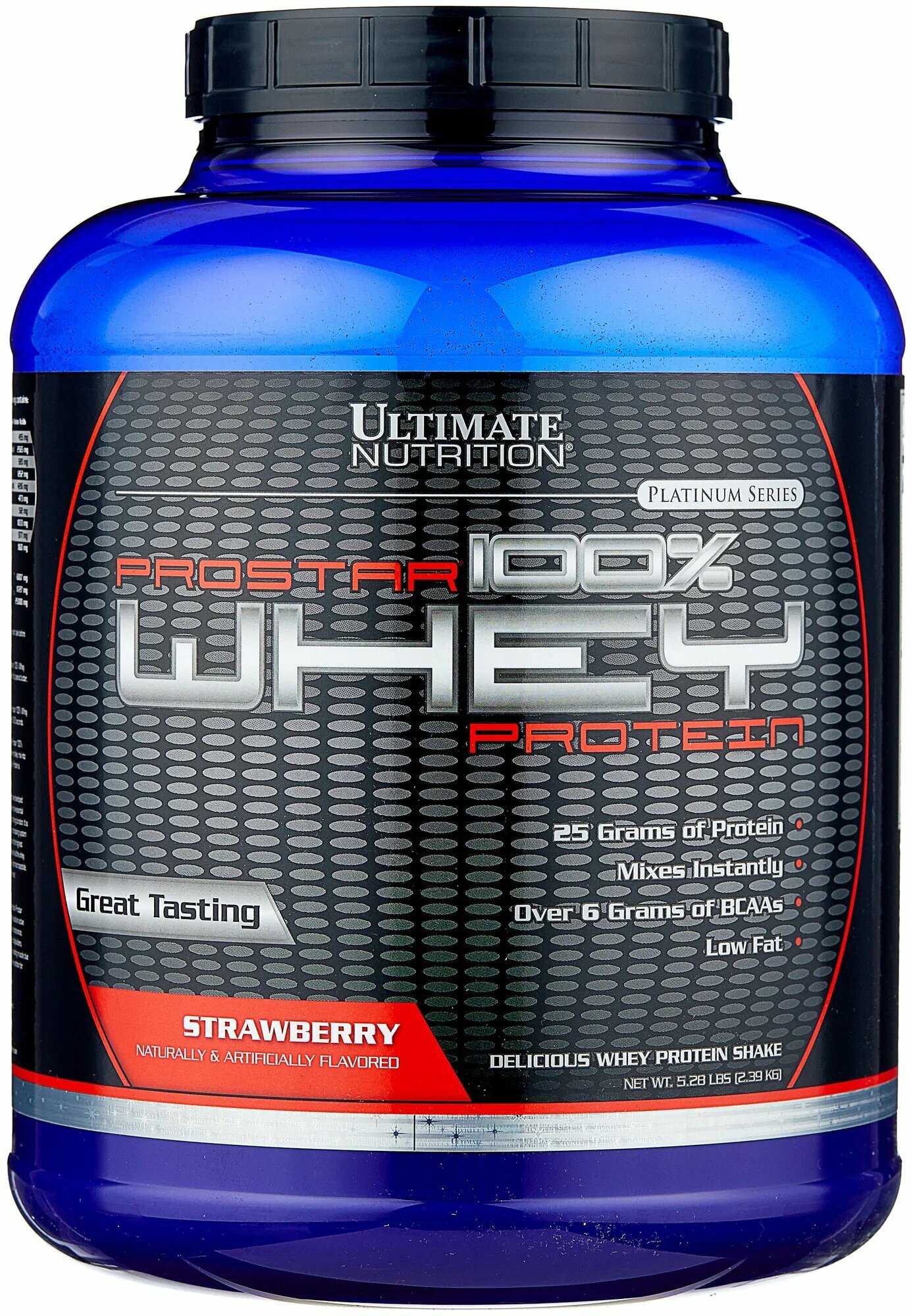 Протеин Ultimate Nutrition Prostar 100% Whey Protein, 2390 гр, клубника