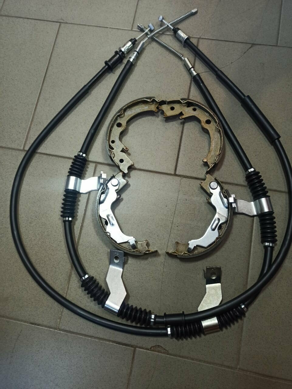 Колодки ручника шевроле лачетти Chevrolet Lacetti с тросами ручника