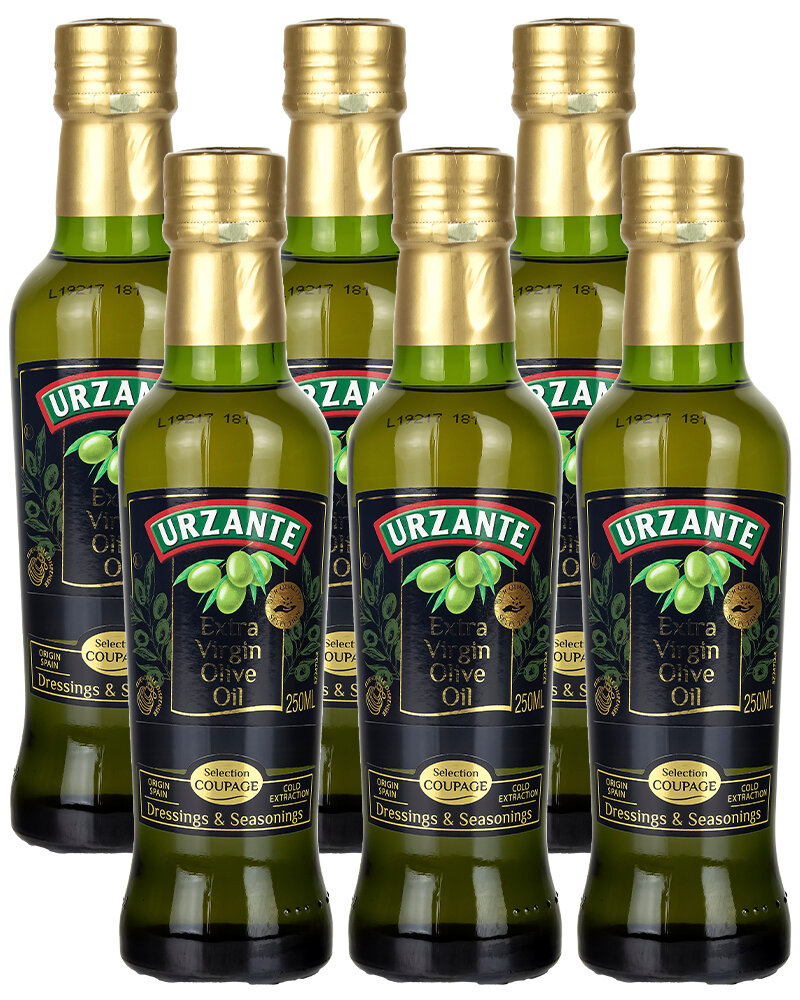 Масло Оливковое Urzante Extra Virgin 0,25л - 6 шт