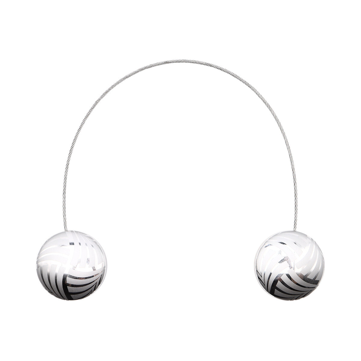 Подхват для штор магнитный, диаметр 4,5 см, длина троса 30 см, SmolTex (1X)