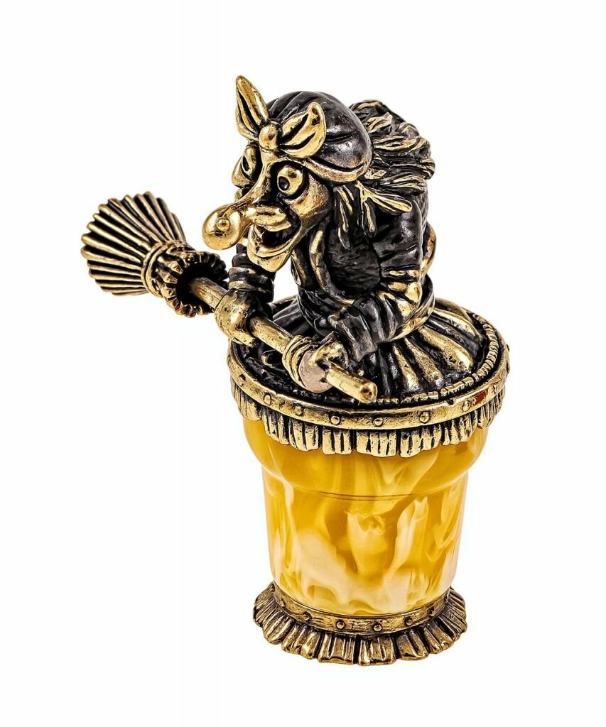 Статуэтка Баба Яга шальная 1986-Б, белый