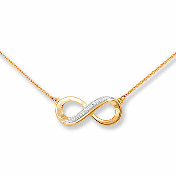 Колье, красное золото, 585 проба, фианит