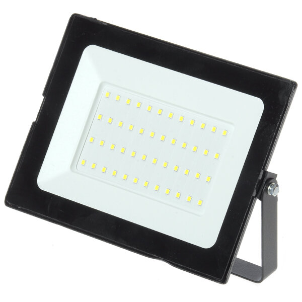 Прожектор светодиодный Ultraflash LFL-5001 C02 220В 50Вт 6500К чёрный IP65 (4 шт. в наборе)