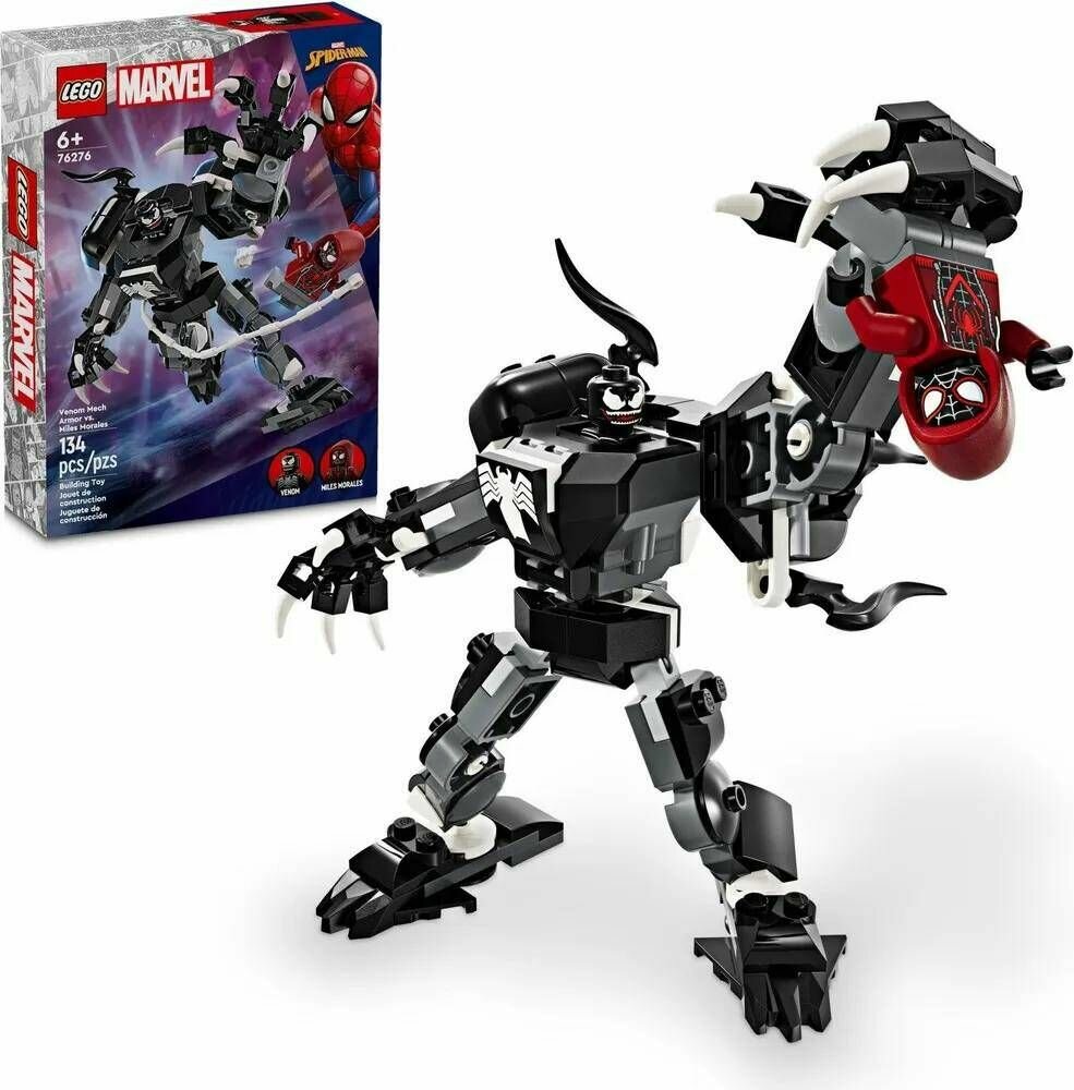 Конструктор Lego 76276, Super Heroes Механическая броня Венома против Майлза Моралеса