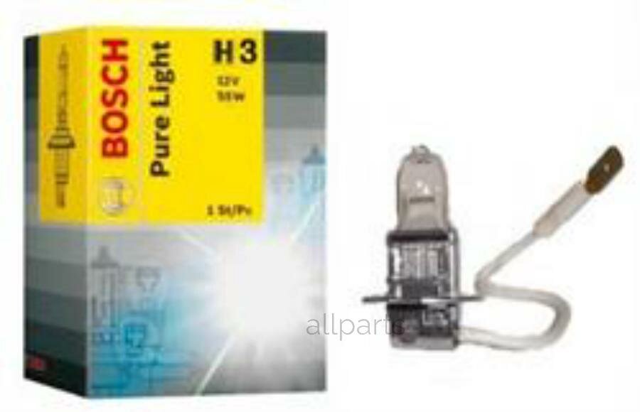 BOSCH 1987302031 лампа H3 12V 55W PURE LIGHT (CB)