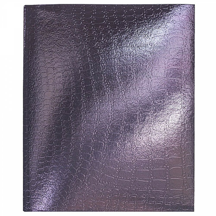 Тетрадь А5 клетка 96листов бумвинил скоба Hatber Металлик Кроко Коричневый арт 96Т5бвВ1. Количество в наборе 4 шт.