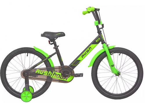 Подростковый велосипед Rush Hour 20" J20 черный (313 730)