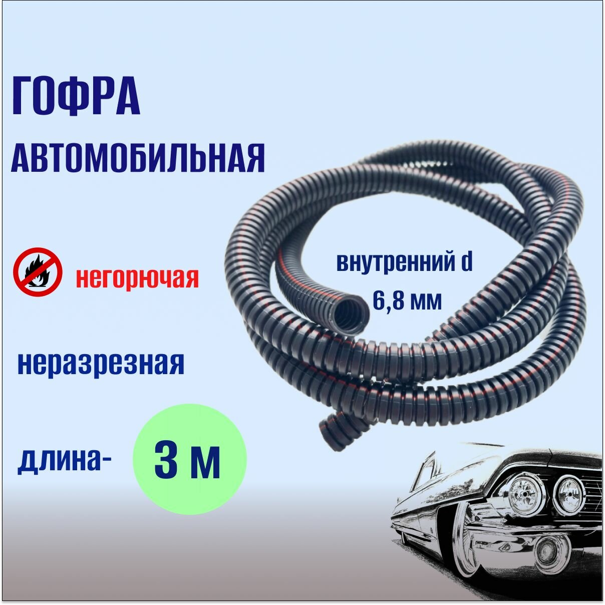 Гофра для автопроводки, Россия
