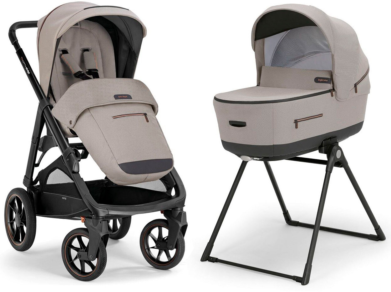 Коляска для новорожденных 2 в 1 Inglesina Aptica XT Tundra Beige, всесезонная, коляска детская, 0+