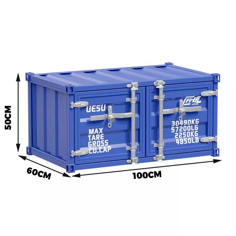 Журнальный стол серии Industrial Furniture (100 см синий цвет)