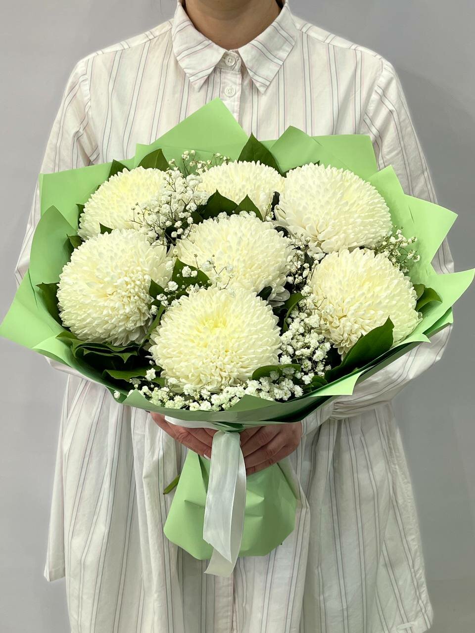 Букет из хризантем «Зена» - 21 шт