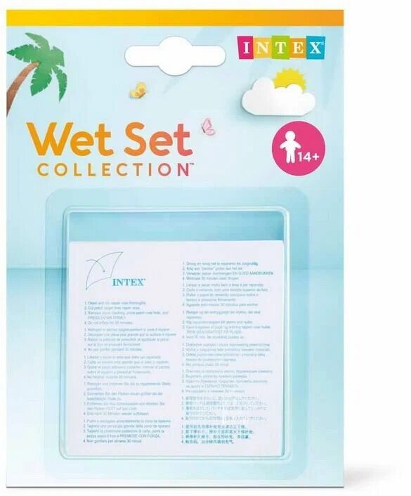 Ремонтный комплект для бассейнов и надувных изделий, 6 шт, 7х7 см.