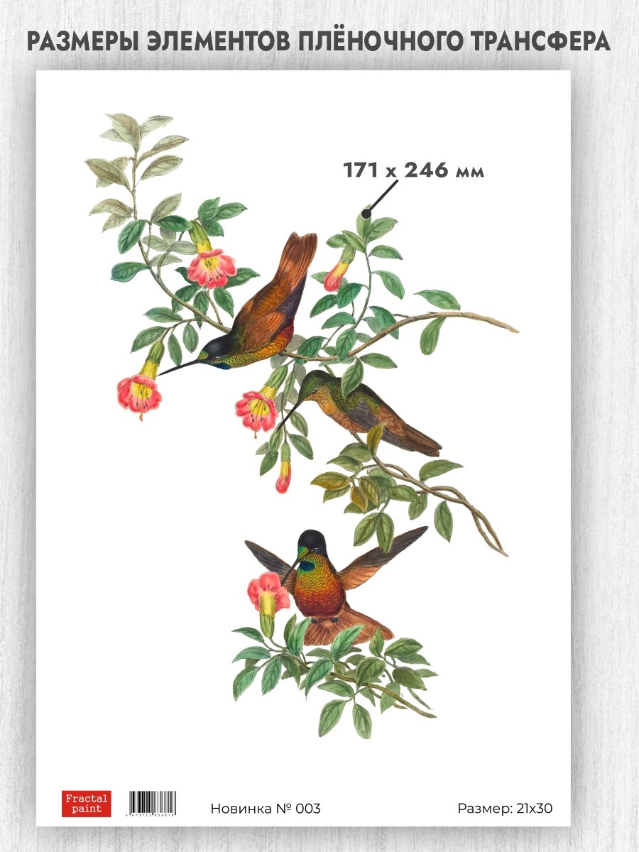 Трансфер для декупажа переводной рисунок для поверхностей новинка 003 А4