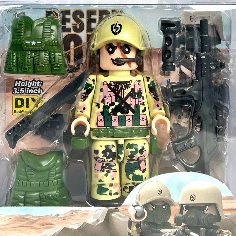 F Конструктор minifigures Army Team Soldiers, фигурка Армия Солдаты 8 см.