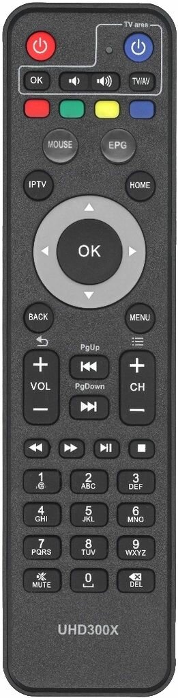 Пульт Huayu UHD300X для ресивера Vermax
