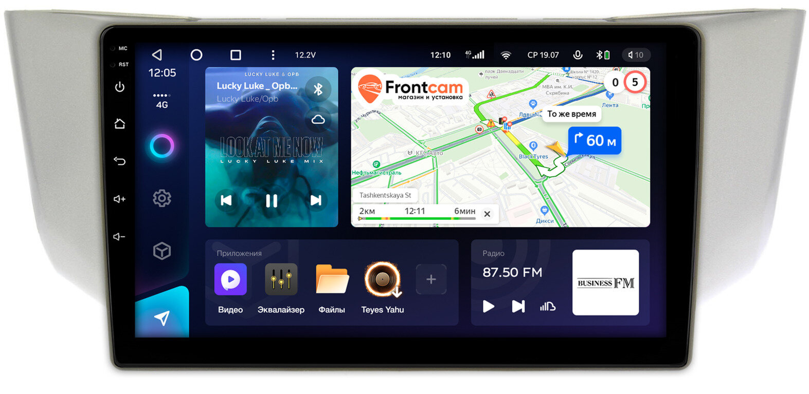 Штатная магнитола Toyota Harrier 2 (XU30) 2003-2013 Teyes CC3L 4/32 9" RM-9161 Android 10 (4G-SIM, DSP, IPS)