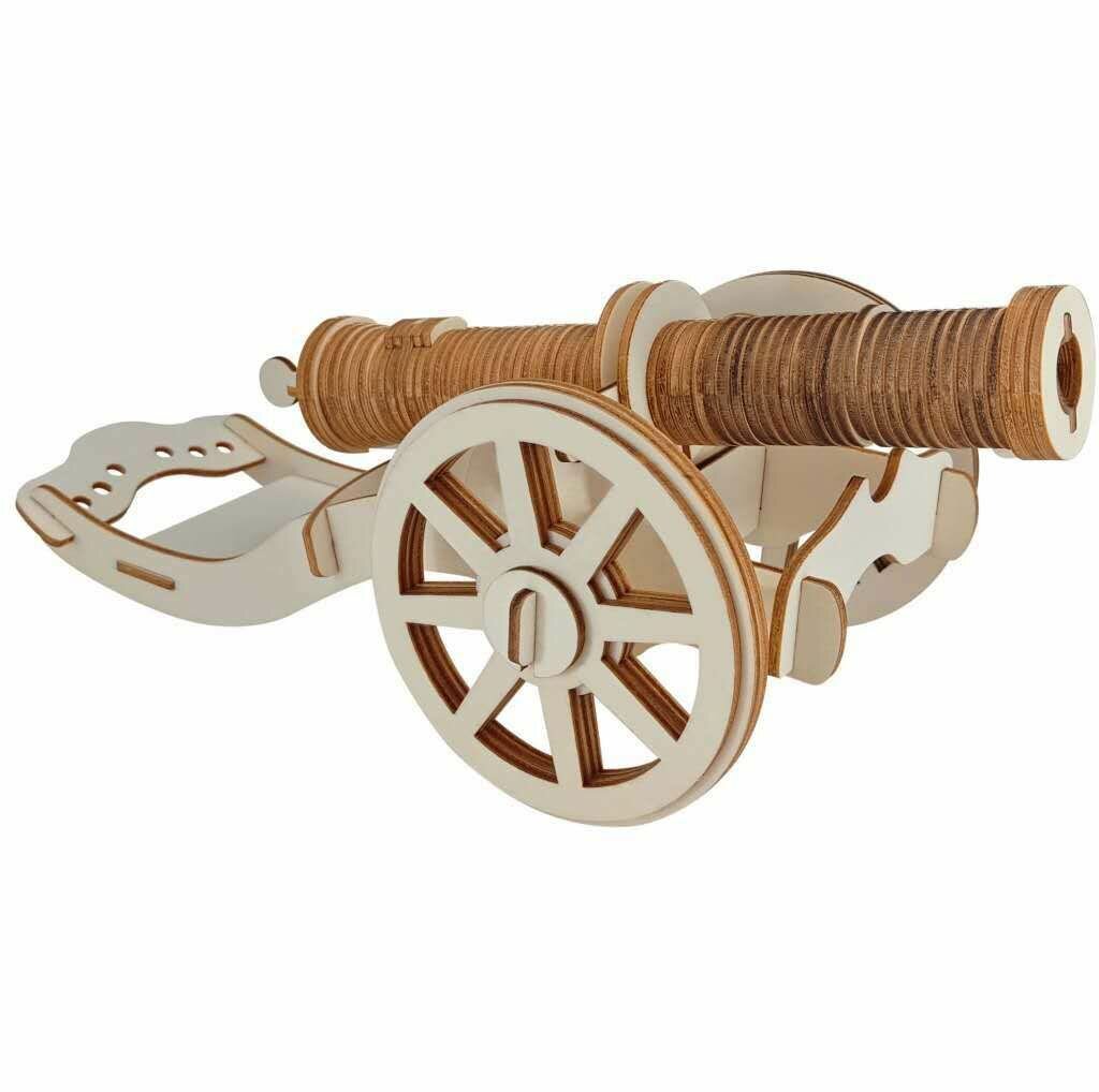 Деревянный конструктор Древняя пушка династии Мин, сборная модель, Чудо-дерево