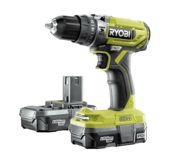 Аккумуляторная ударная дрель-шуруповерт Ryobi ONE+ R18PD2-213G 5133003824