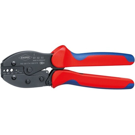 Клещи для опрессовки контактов Knipex KN-975250 PreciForce® вороненые 220 mm