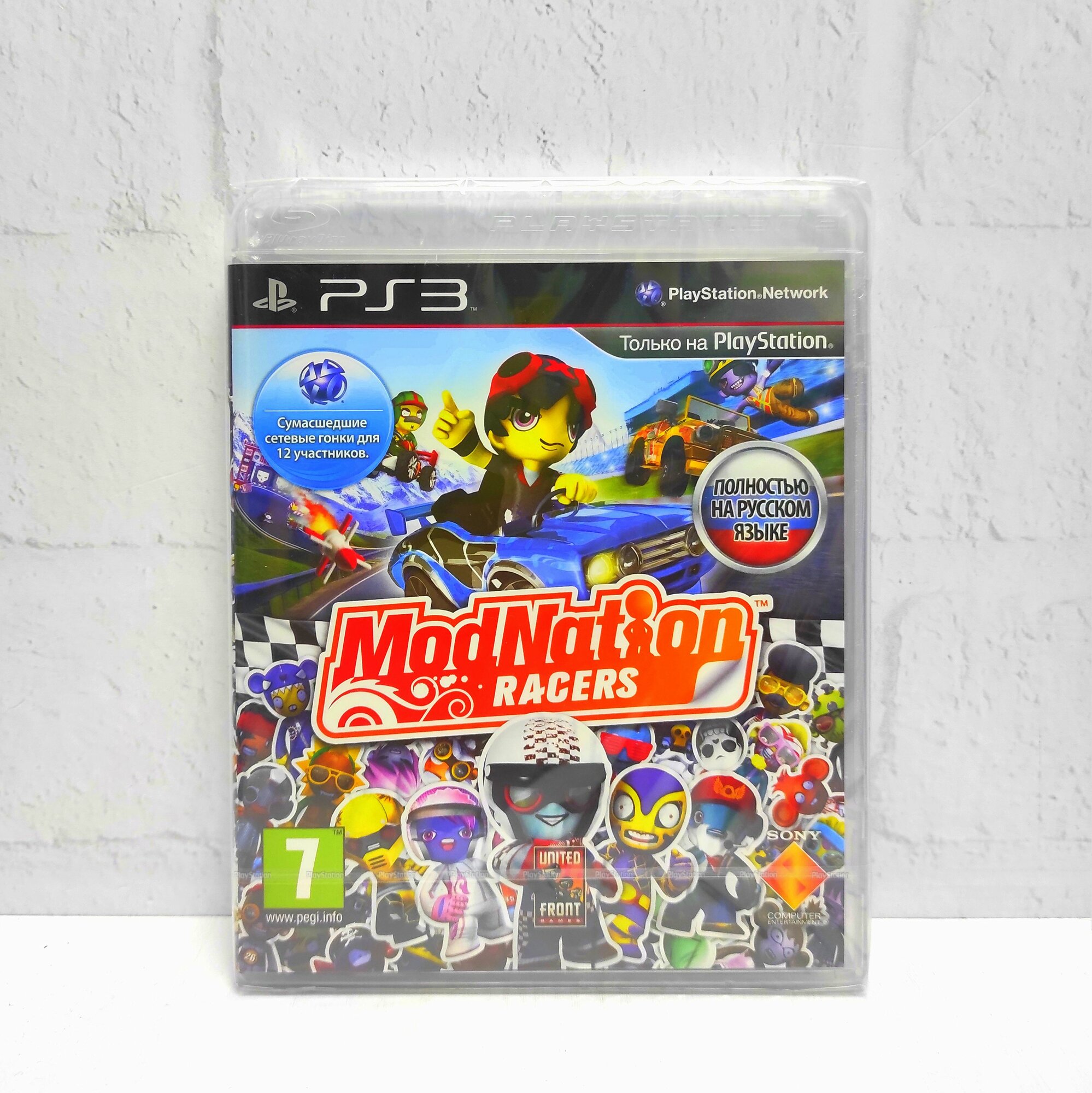 ModNation Racers Полностью на русском BCES 00701 Видеоигра на диске PS3
