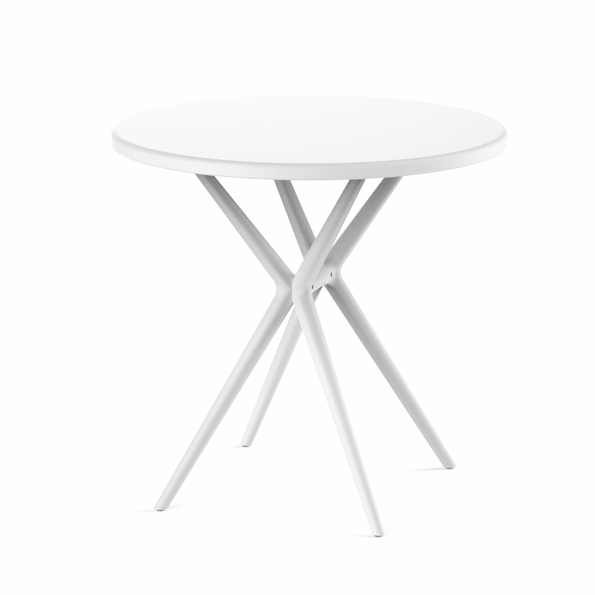 Стол обеденный Капри, в стиле Лофт, пластик, круглая столешница, 80 см х 80 см