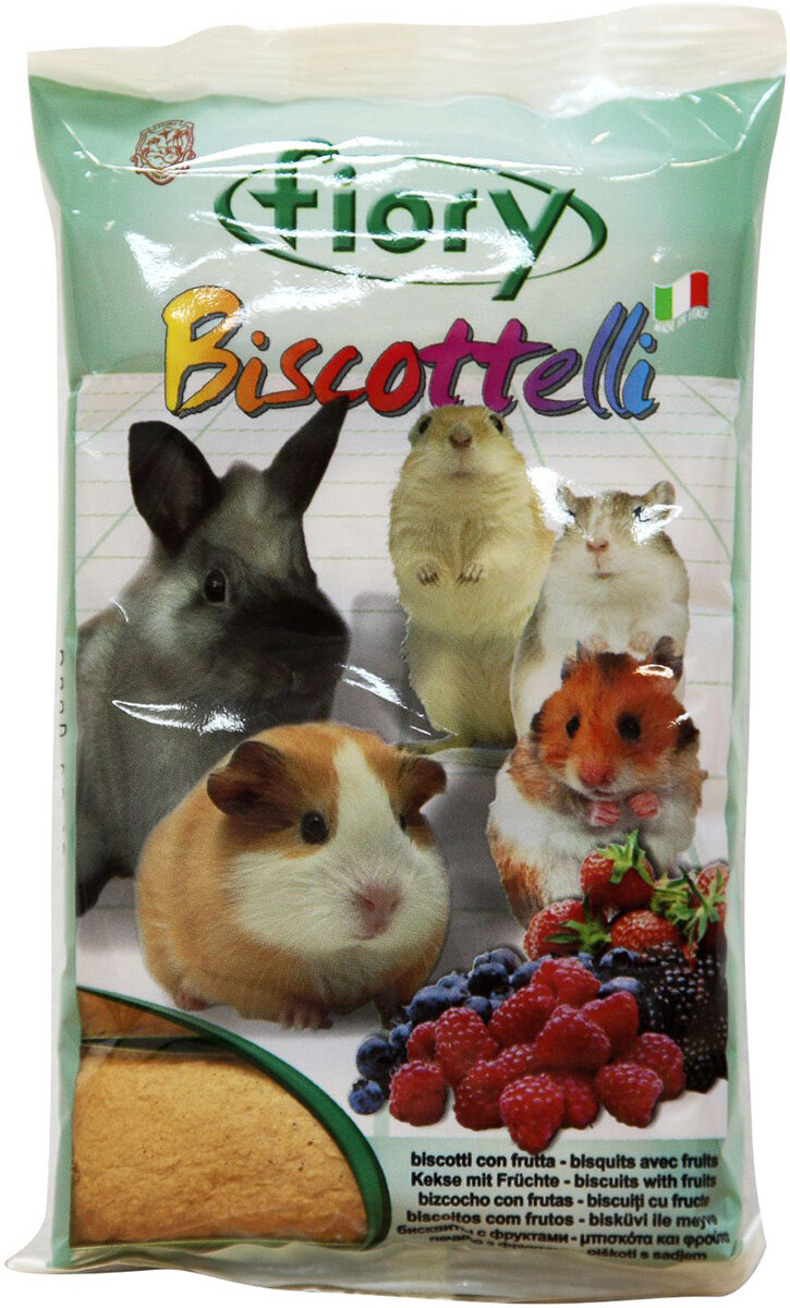FIORY BISCOTTELLI – Фиори бисквиты для грызунов с ягодами 35 гр