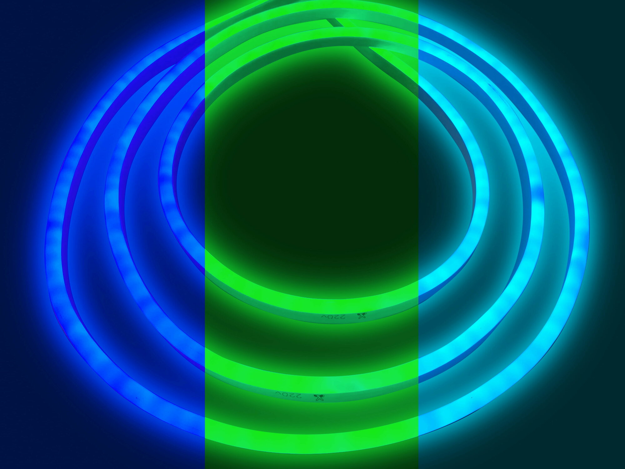 Гибкий неон ShopLEDs Гибкий неон SL SMD3838, 120led/m, 220V, 8х19мм, RGB, 10м