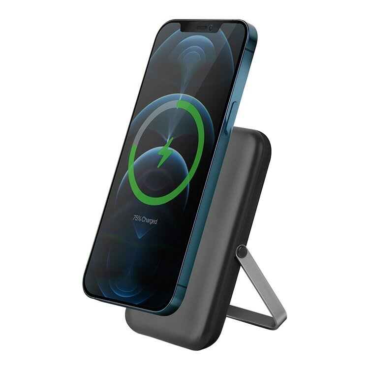 Uniq Аккумулятор Uniq HOVEO 5000W Magnetic wireless 15W, USB-C PD20W, Stand, Grey