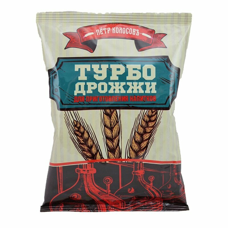 Турбо дрожжи для браги Петр Колосовъ 100 гр