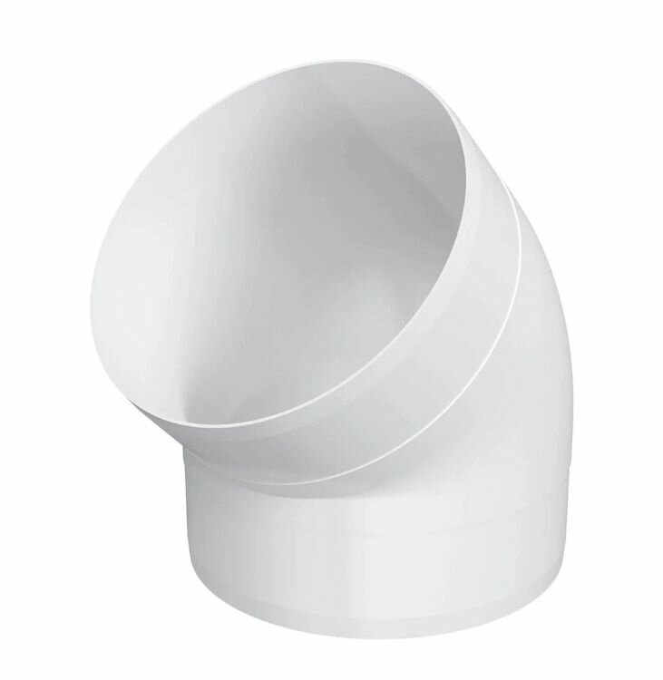 Колено круглое 45 градусов D125 ERA