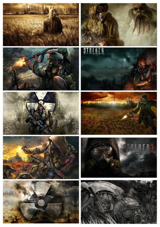 Наклейки Stalker/ Сталкер №2
