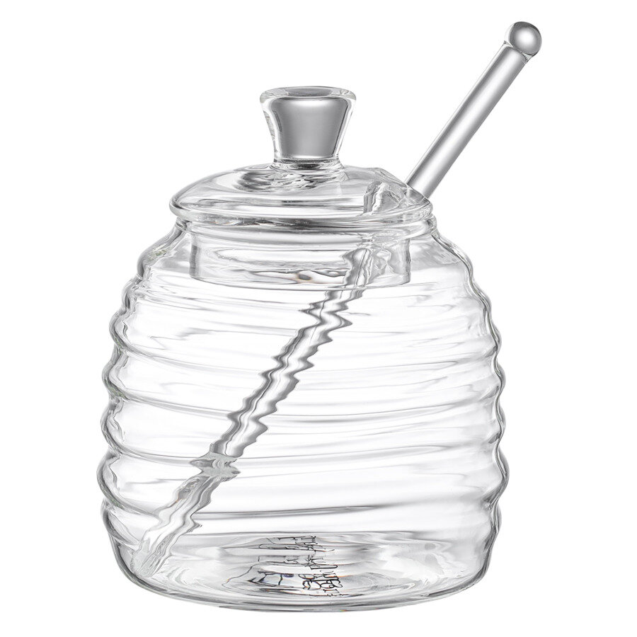 Сахарница Liberty Jones Serene 210 мл, стекло, для сервировки стола, элитная посуда